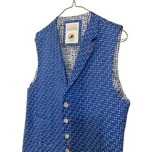 A Fish Named Fred | Suits & Blazers | A Fish Named Fred Mens Blue Vest ...